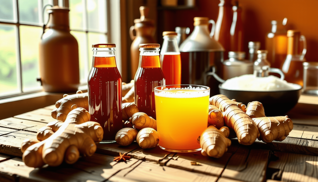 Ginger beer : voyage au cœur de son histoire et de sa recette pétillante